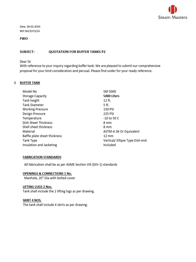 REF# 3373 Buffer Tanks | PDF
