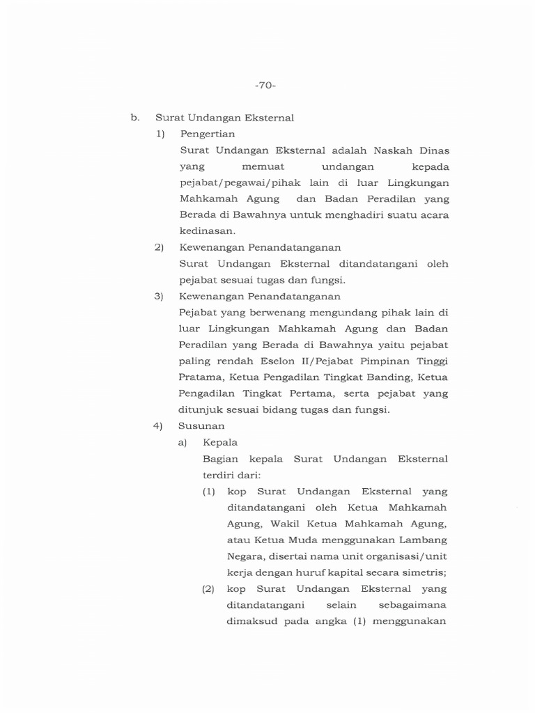 Format Surat Undangan Eksternal | PDF