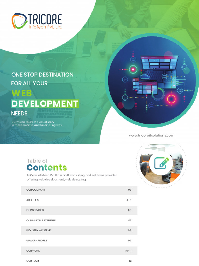 TriCore InfoTech: Expert Web Development Solutions | PDF | Agile ...