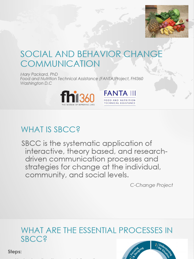 SBCC SNEB Webinar Mary Packard | PDF | Communication | Target Audience