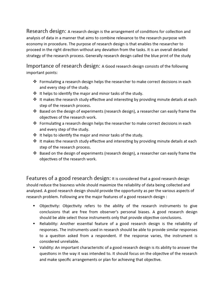 Research Design | PDF | Medical Diagnosis | Methodology