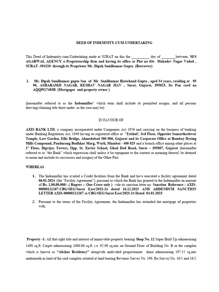 14 Indemnity Walling | Download Free PDF | Indemnity | Private Law