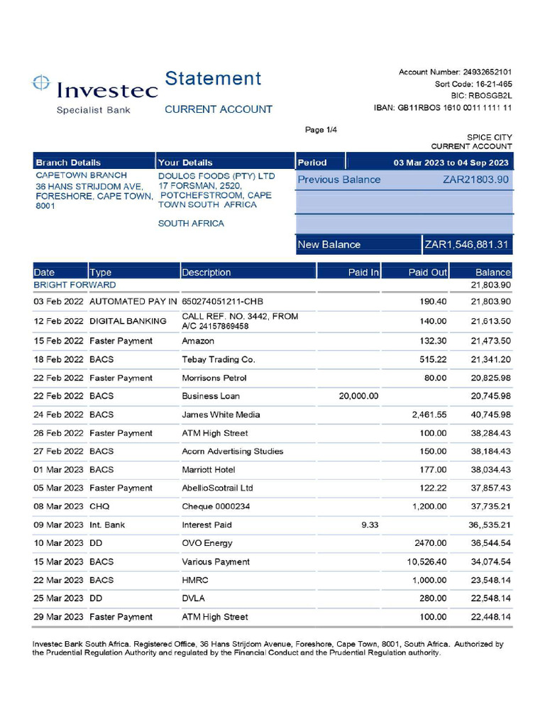 Investec Bank - Page | PDF