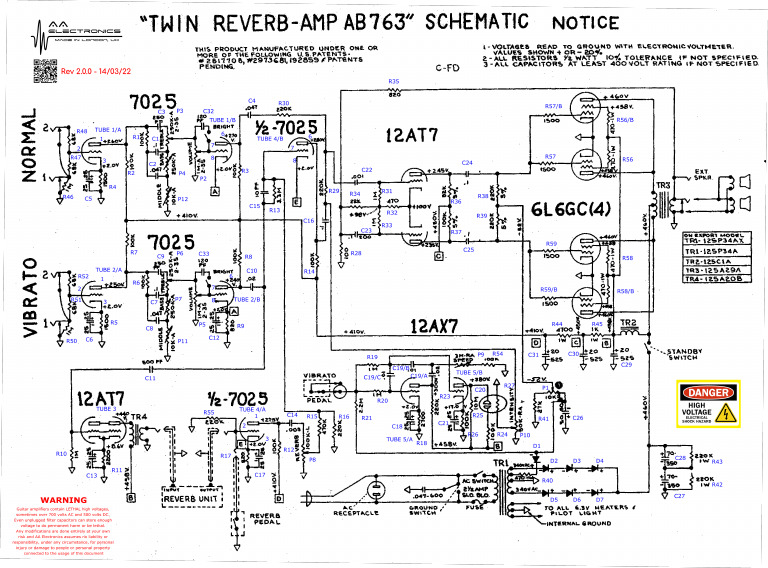 SCHEMATIC Twin Reverb | PDF