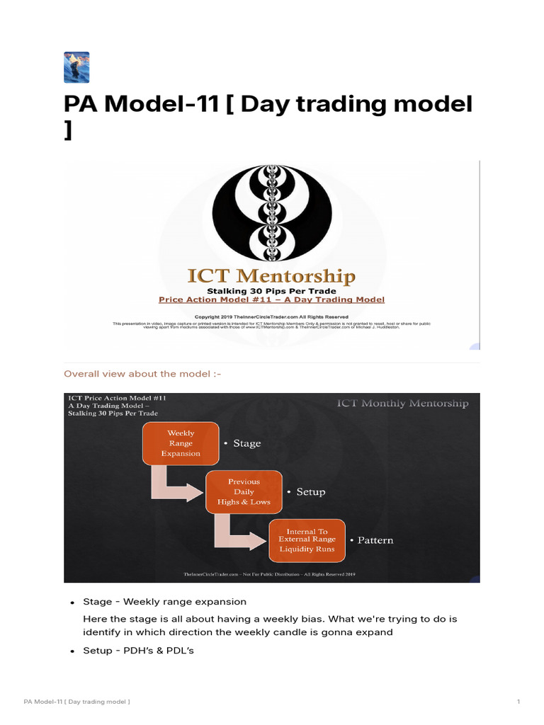 PA Model-11 - Day Trading Model | PDF