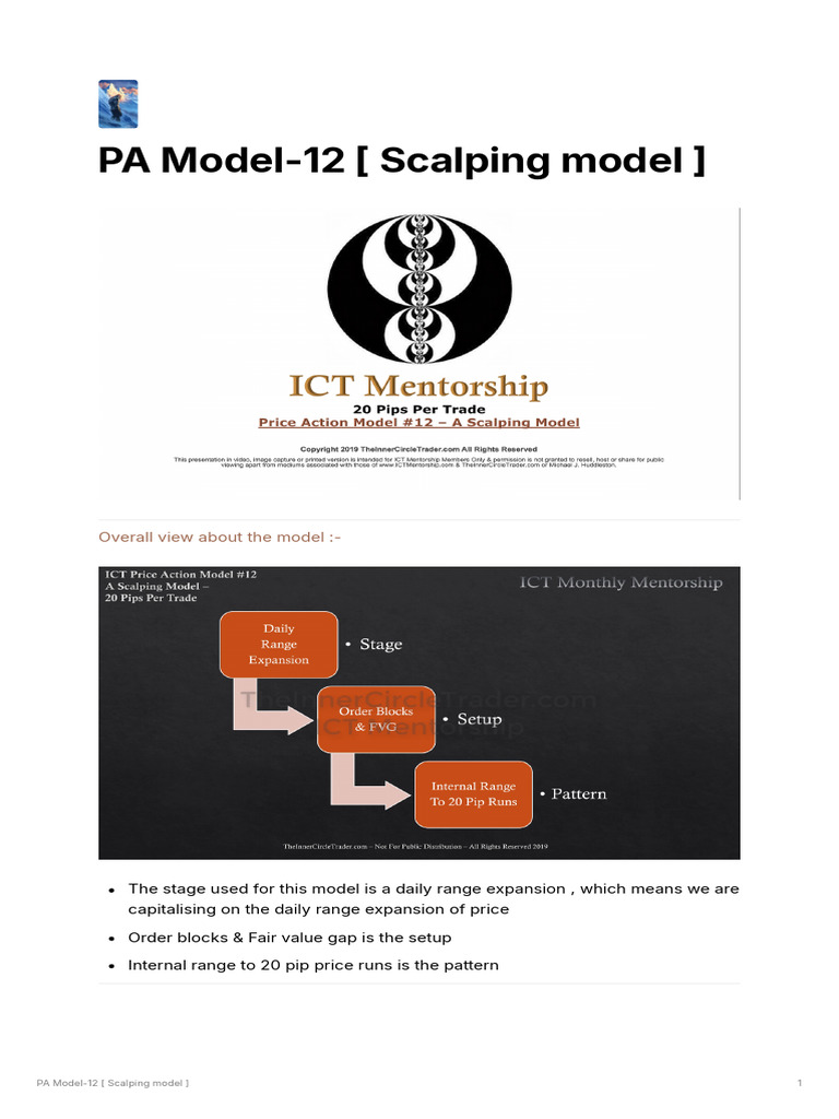 PA Model-12 - Scalping Model | PDF | Economics | Business