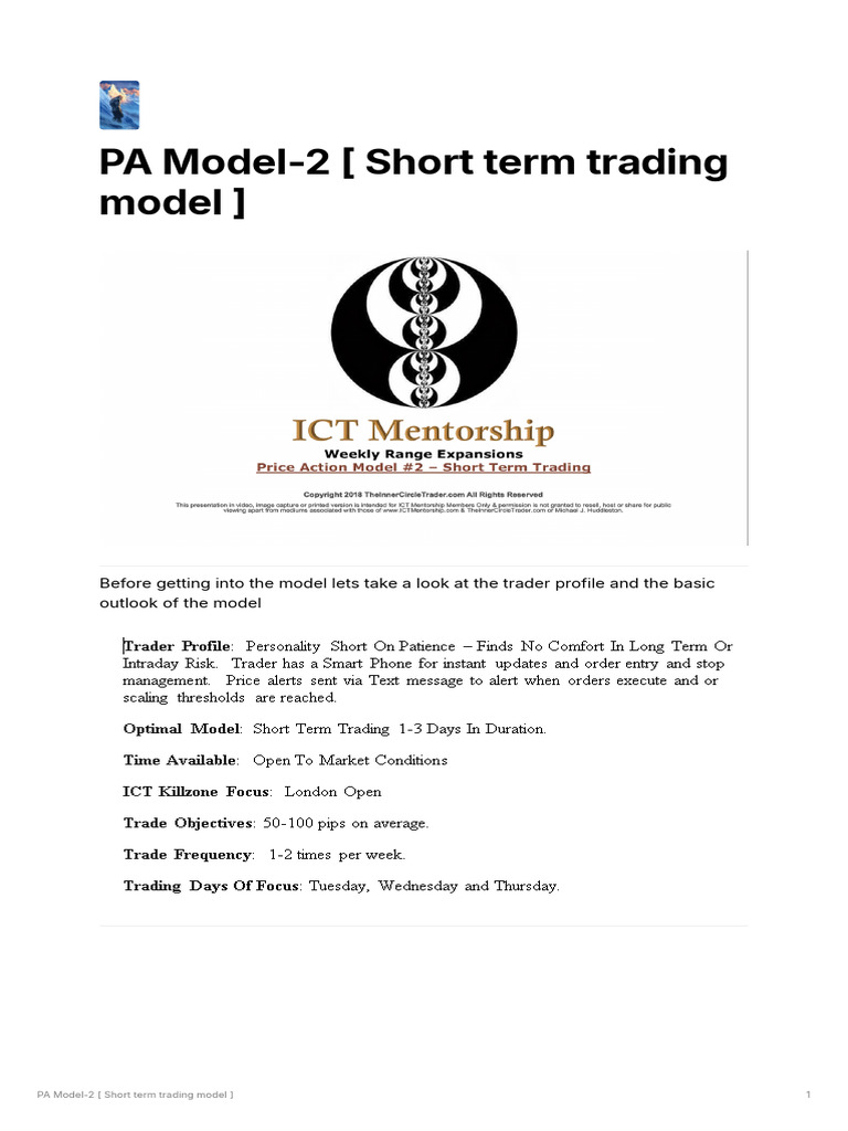 PA Model-2 - Short Term Trading Model | PDF