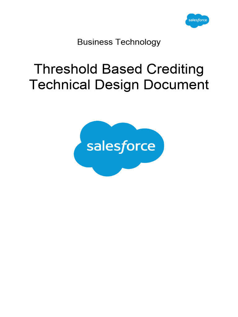 Threshold Based Crediting Technical Design Document | PDF | Databases ...