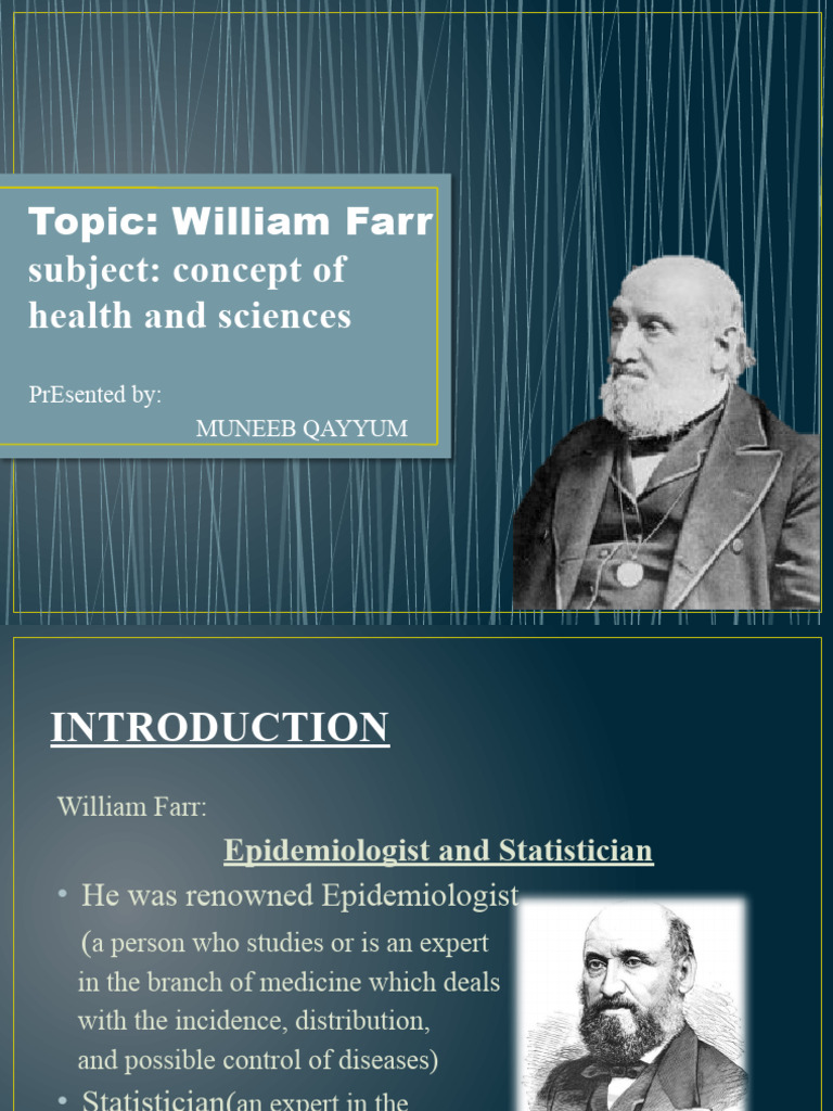 William Farr Short | PDF | Epidemiology | Health Care