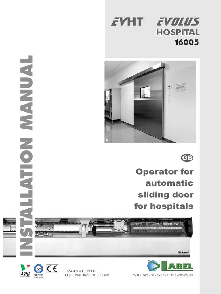 Installation Manual Evolus EVHT 16005 | PDF