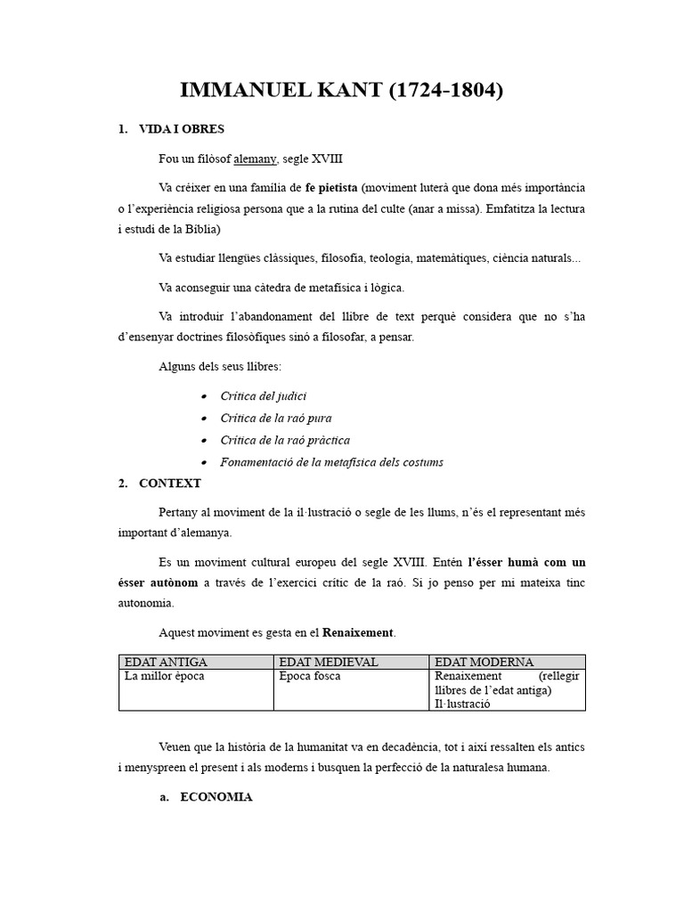 Kant - Filosofia | PDF