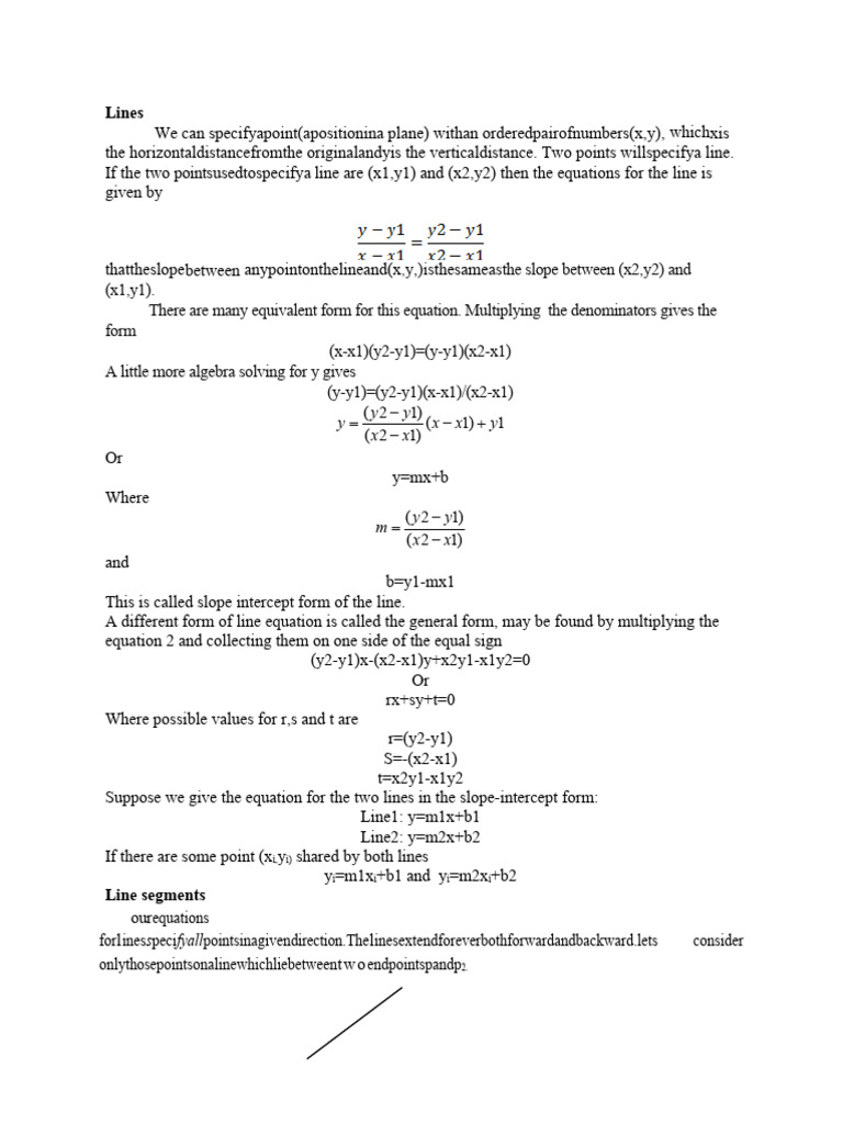 Cgunit 1 | PDF | Euclidean Vector | Line (Geometry)