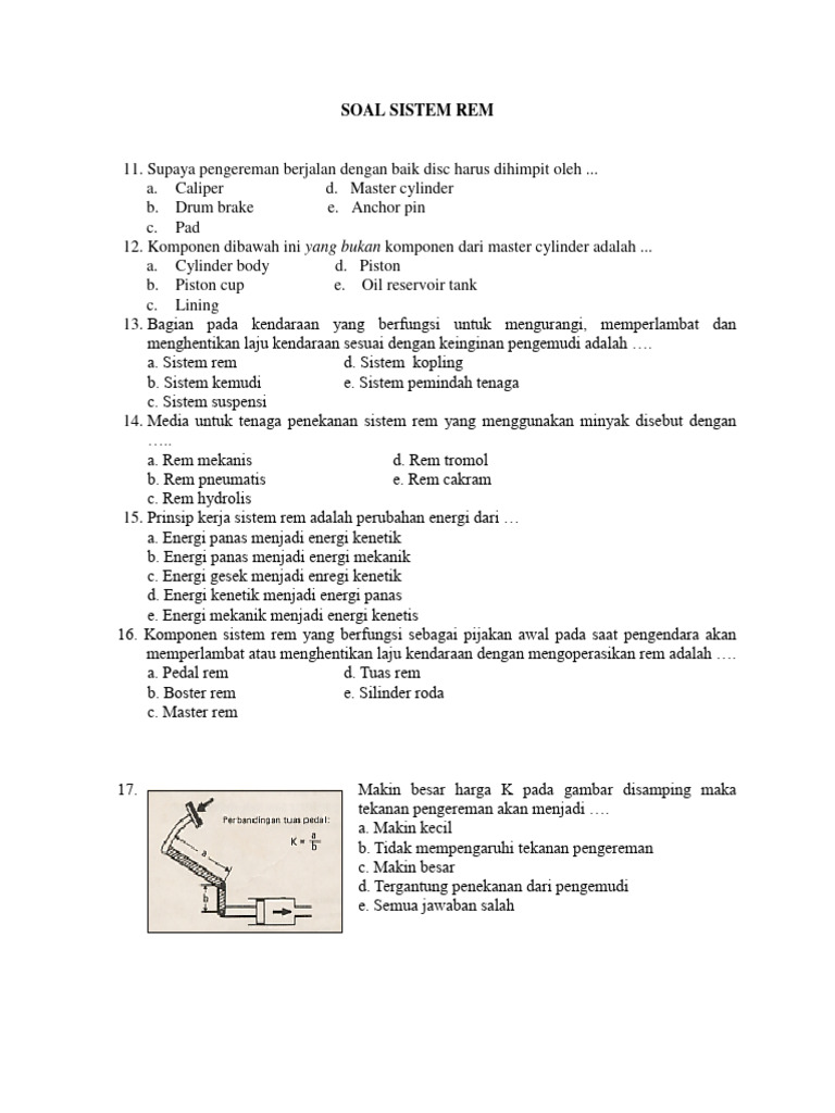 Soal Rem Kelas Xi - Bagian 2 | PDF