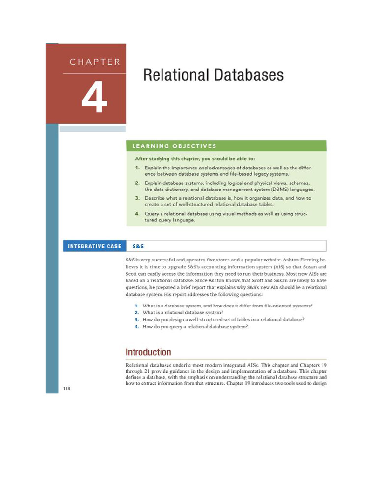 Ch-4 Relational Databases | PDF