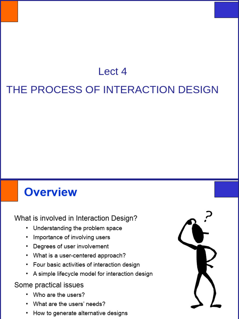 Lect4 - Interaction Design Process | PDF | Usability | Human–Computer Interaction