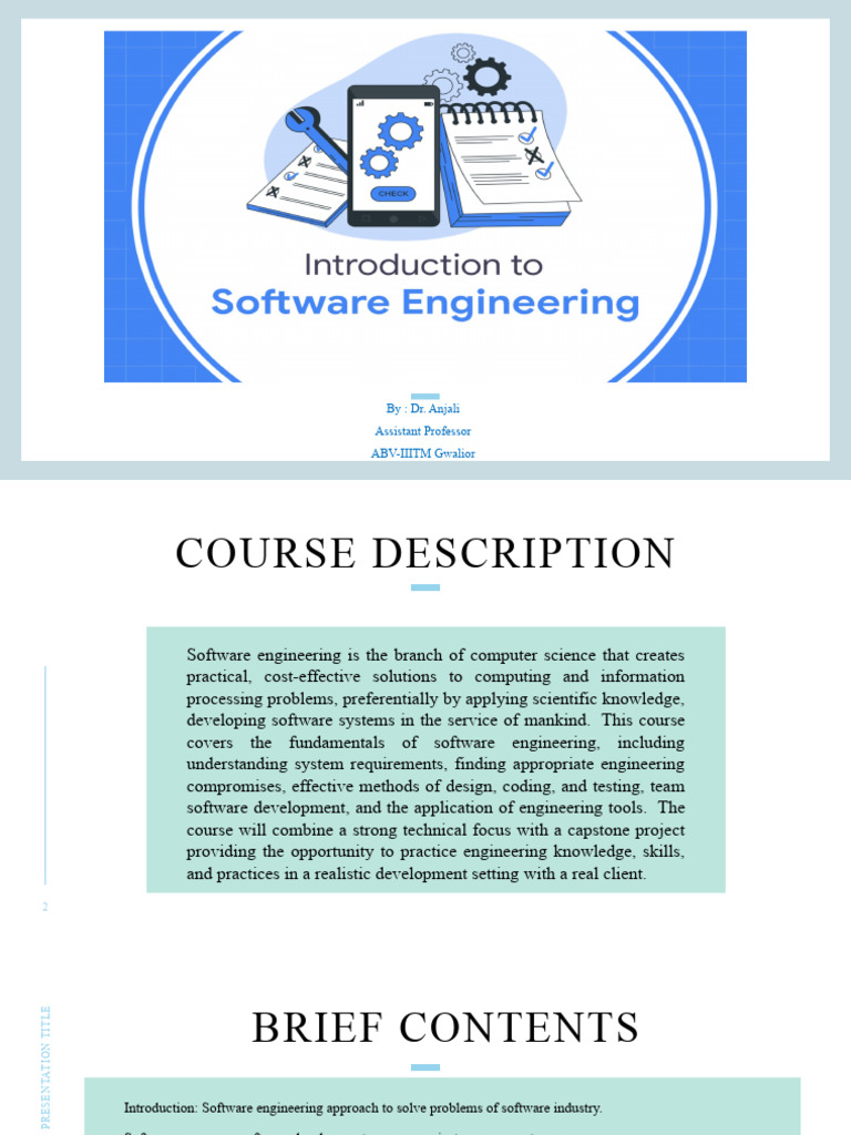 SE Intro | PDF | Reliability Engineering | Engineering
