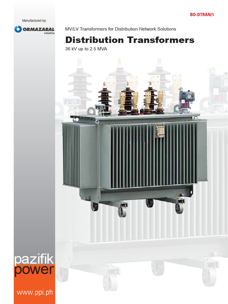 Oil Immersed Power Transformer Mineral or Organic Up To 36kV Ormazabal | PDF | Transformer ...