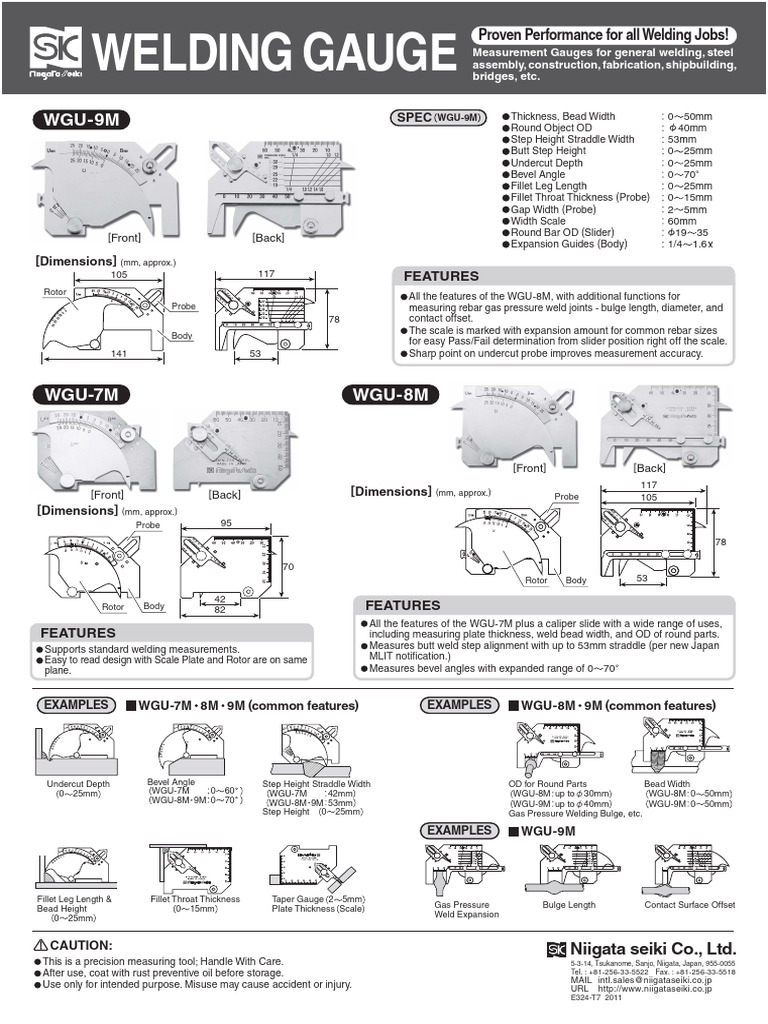 Welding Gauges | PDF