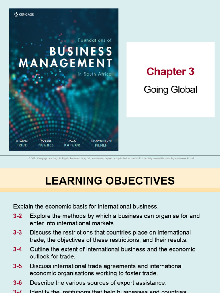 Chapter 3 Slides BMA | Download Free PDF | World Trade Organization | General Agreement On ...