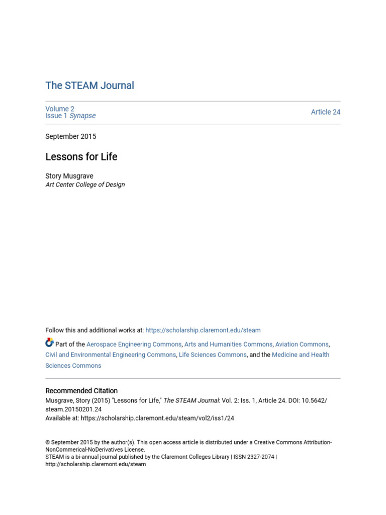 Lessons for Life | PDF | User Interface | Experience