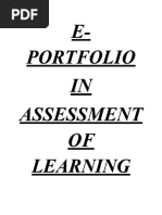 Assessment in Learning 2 | PDF