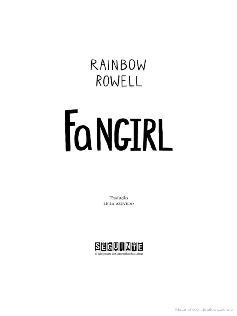 Fangirl Rainbow Rowell | PDF