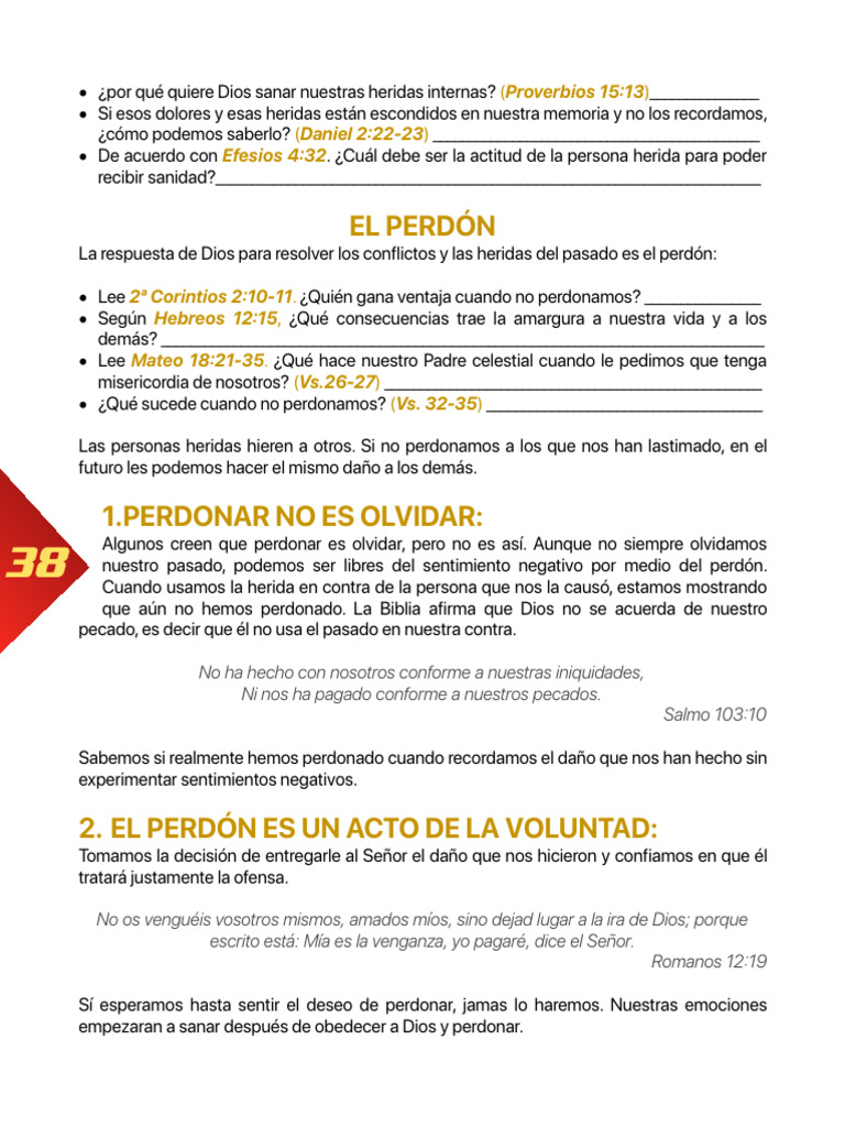 El Perdón | PDF | Perdón | Pecado