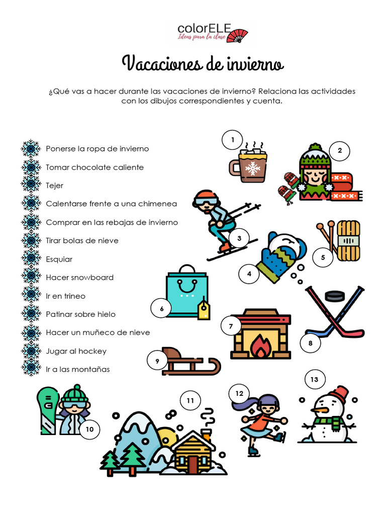Vacaciones de Invierno | PDF | Nieve | Invierno