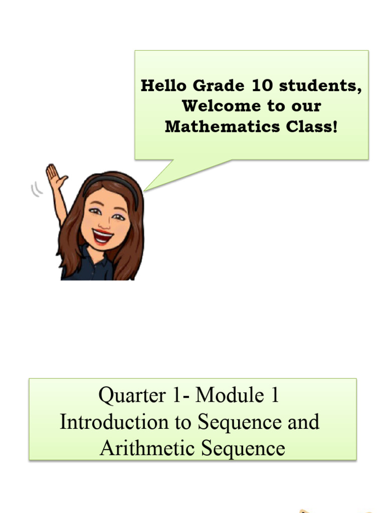 Module 1-Introduction to Sequence | PDF | Ellipsis | Sequence