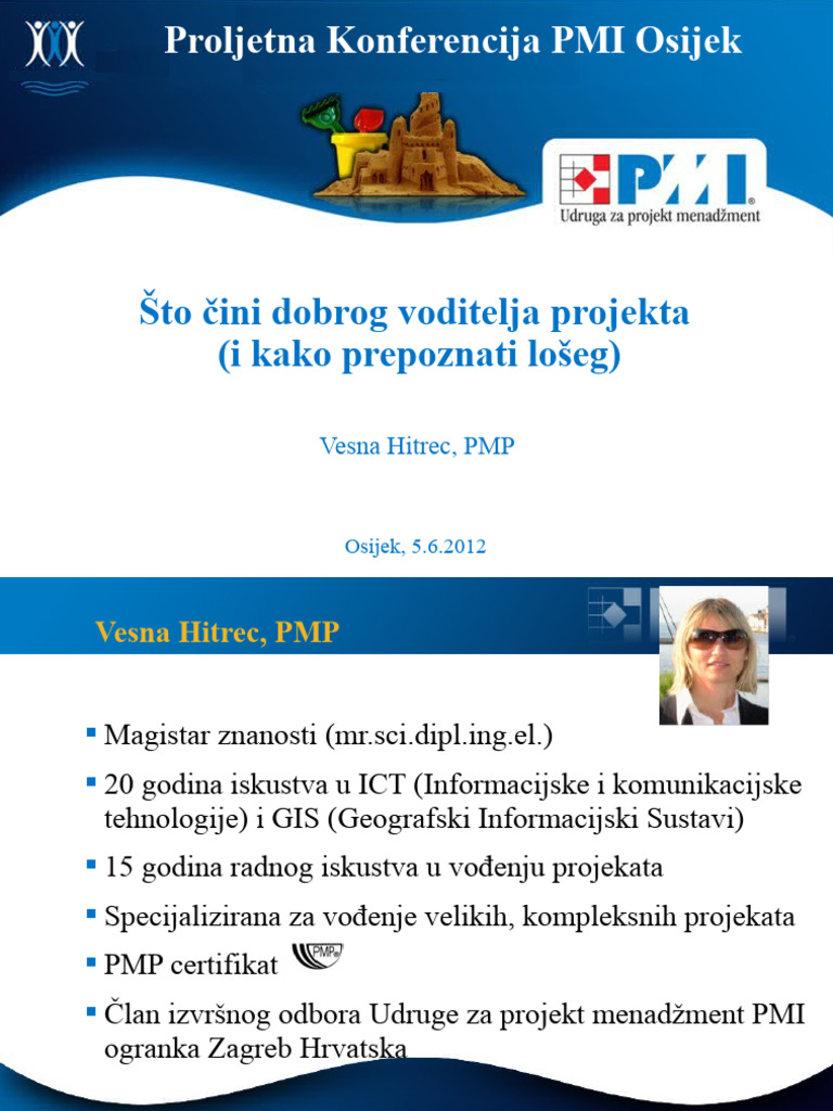 Uloga Voditelja Projekta I Problemi S Kojima Se Susrece U Praksi v3.0 ...