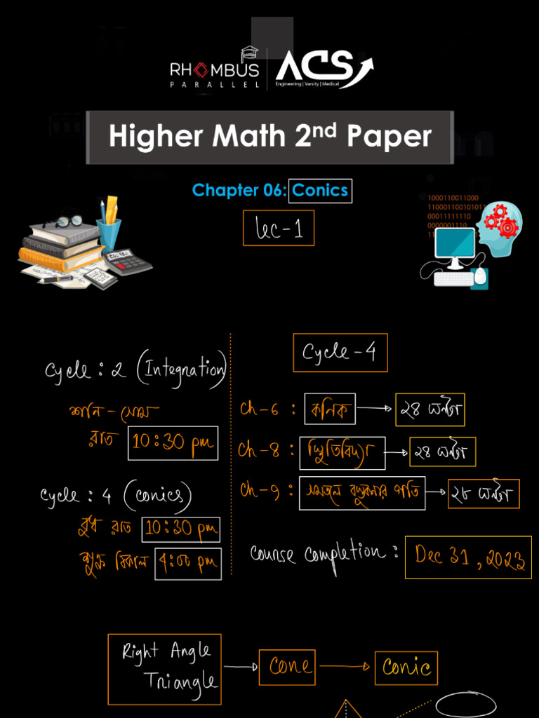 30.conics Lec 1 | PDF