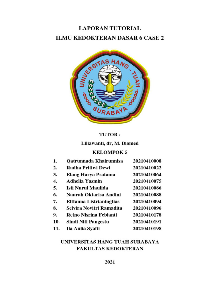 Laporan Tutorial (Kel. 5) - Ikd 6 Case 2 | PDF | Stomach | Anatomy