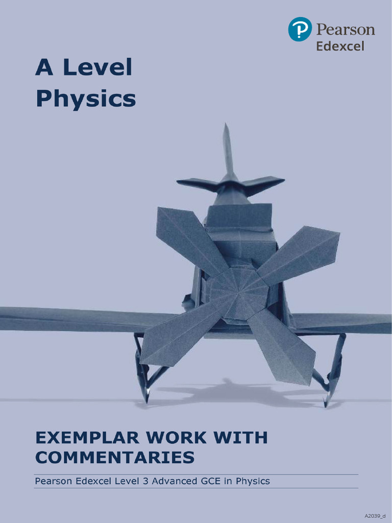 A Level Physics Exemplars With Commentaries | PDF | Force | Waves