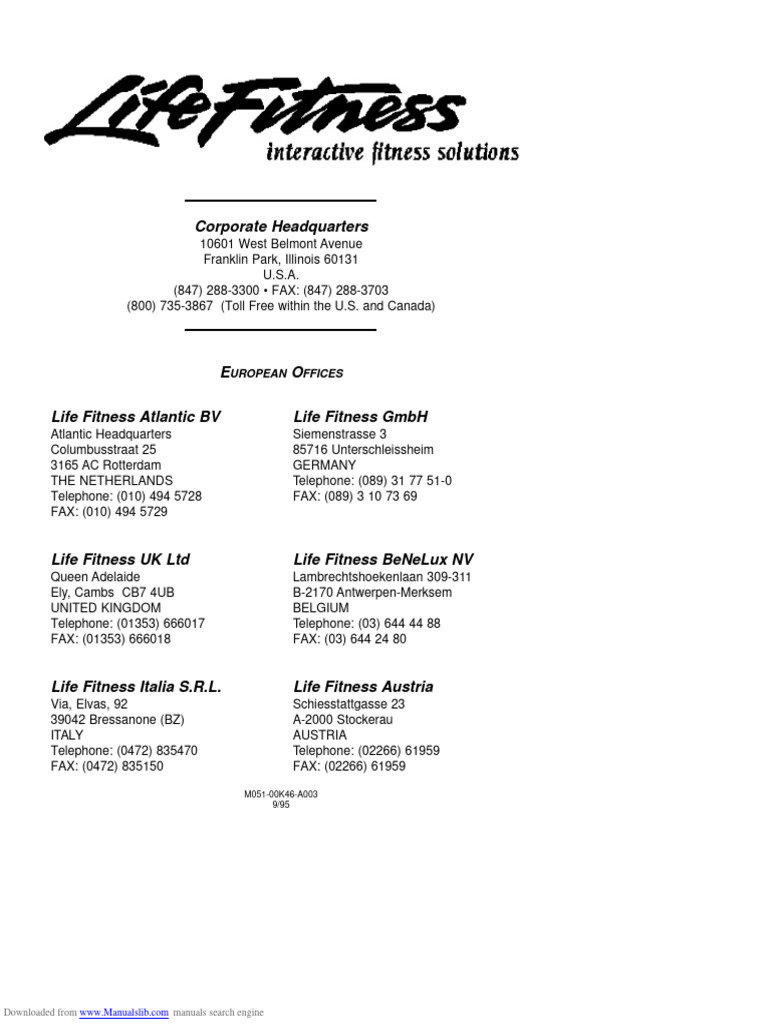 Lifecycle 9500hr | PDF | High Intensity Interval Training | Heart Rate