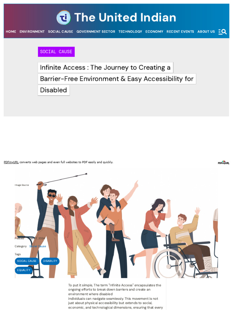 Barrier Free Environment | PDF | Accessibility | Disability