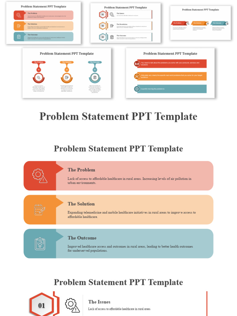 Slide - Egg-46892-Problem Statement PPT Template | PDF | Health Care ...