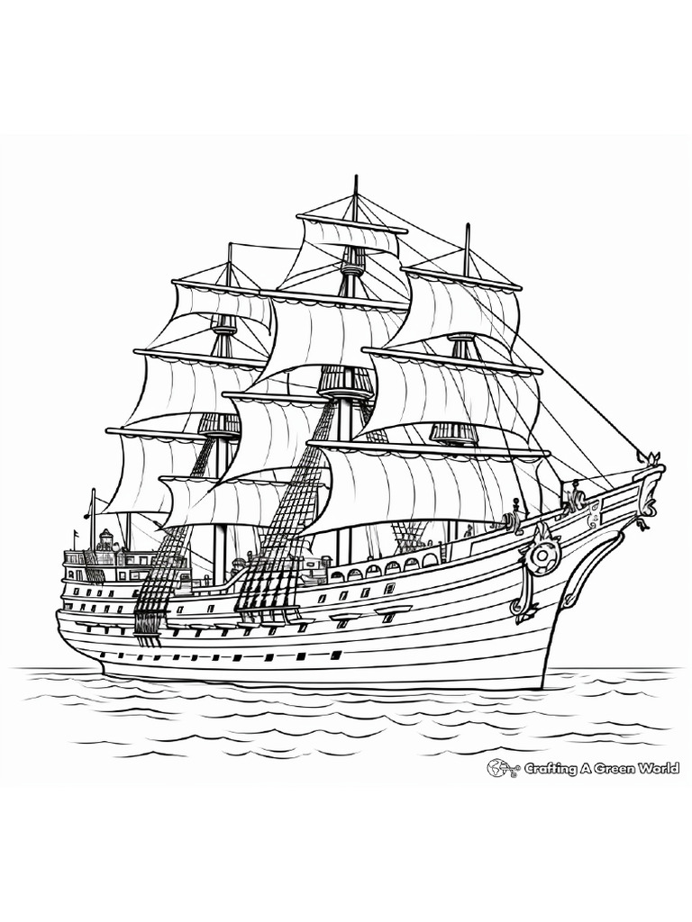 Historic Warship3a The Bismarck Coloring Sheets 4 | PDF