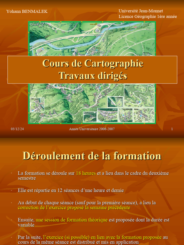 Cours de Cartographie Licence Geographie | PDF | Mésopotamie | Cartographie