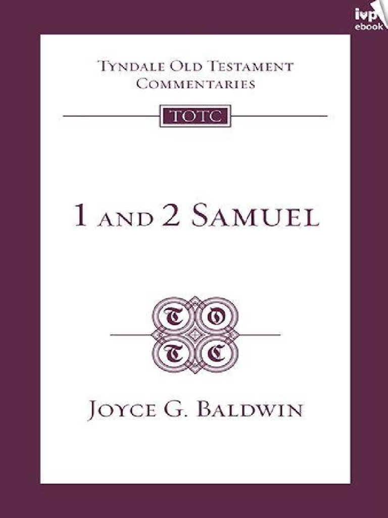 08-Tyndale Comentario Al Antiguo Testamento I y II de Samuel JOYCE G ...