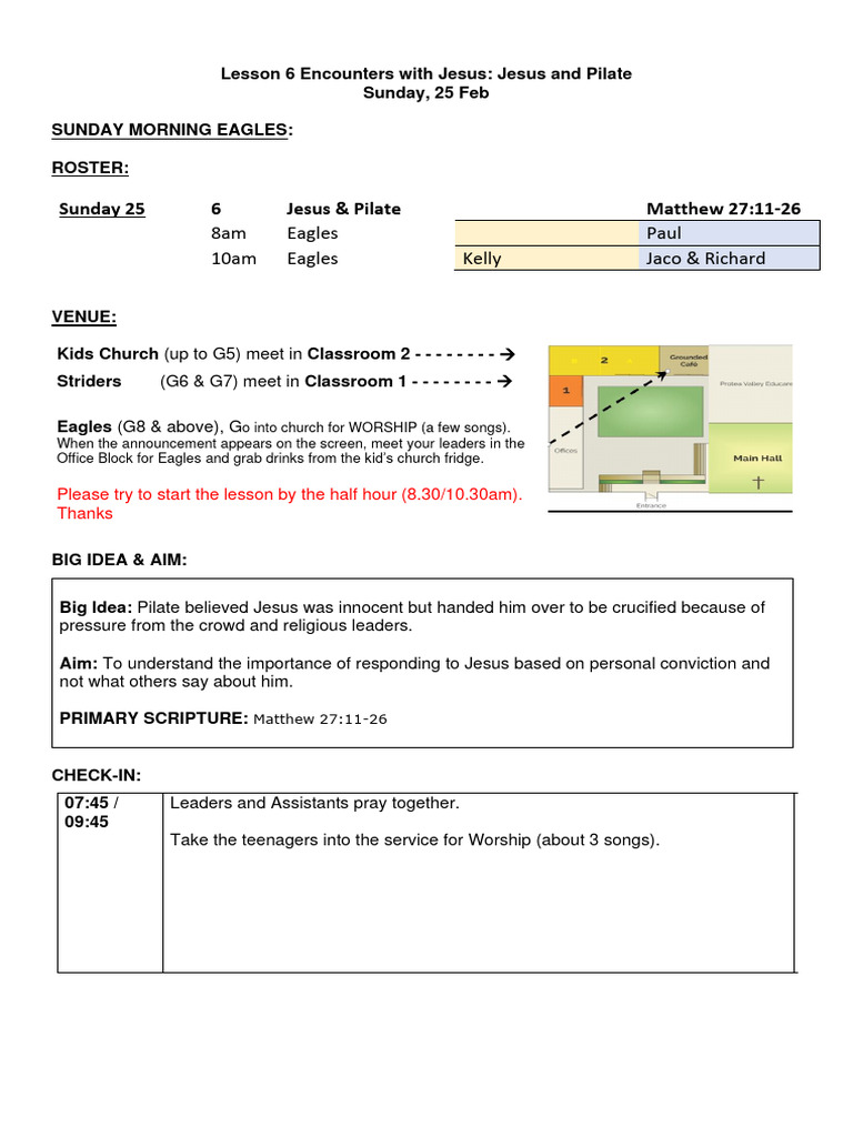 Jesus and Pilate Lesson 25 Feb | PDF | Jesus | Barabbas
