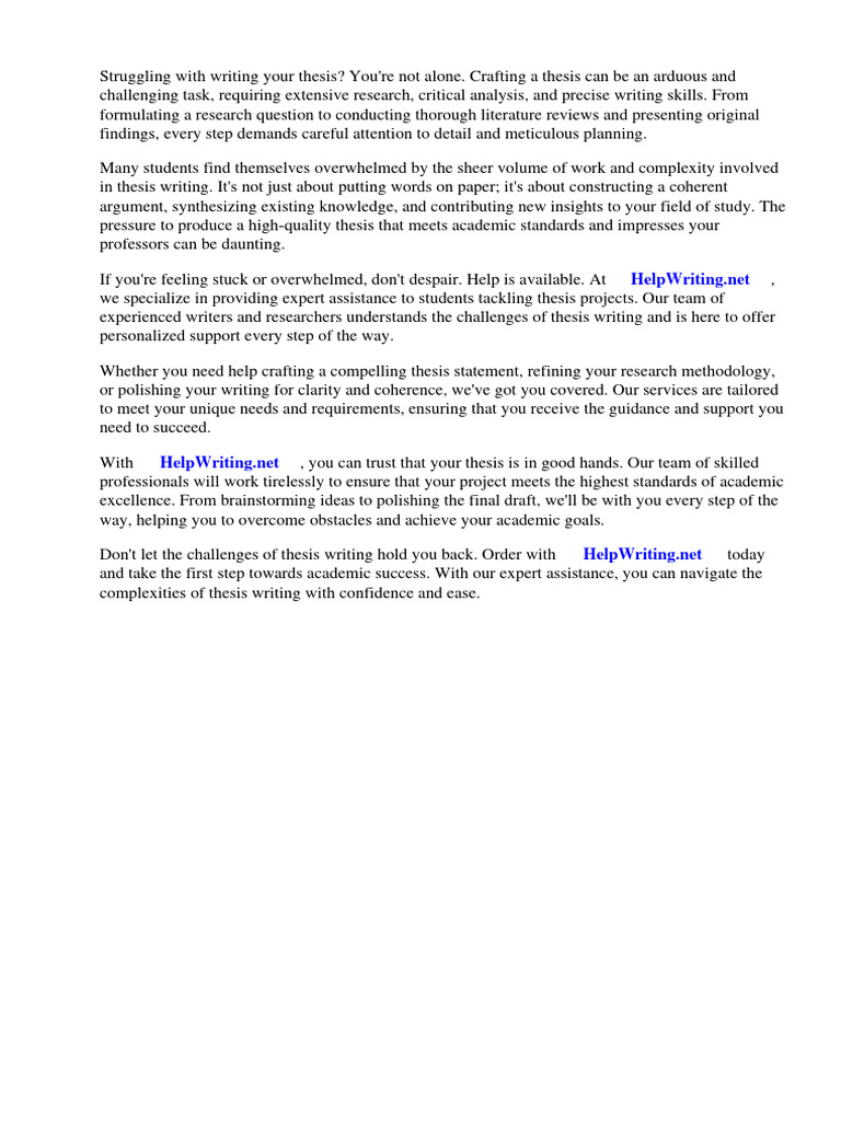 Thesis Sample Chapter 1 2 3 | PDF