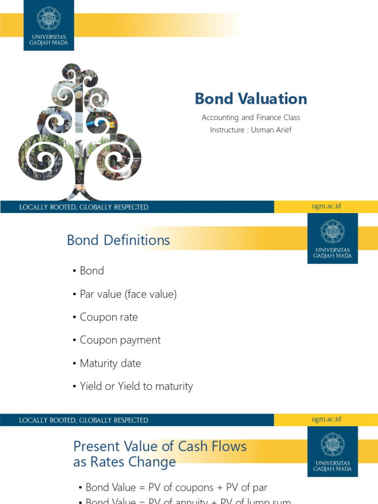 Lecturer Notes - Bond Valuation | PDF | Bonds (Finance) | Present Value