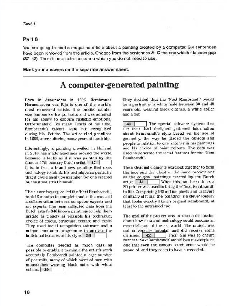 B2 First For Schools 4 With Answers-17 | PDF