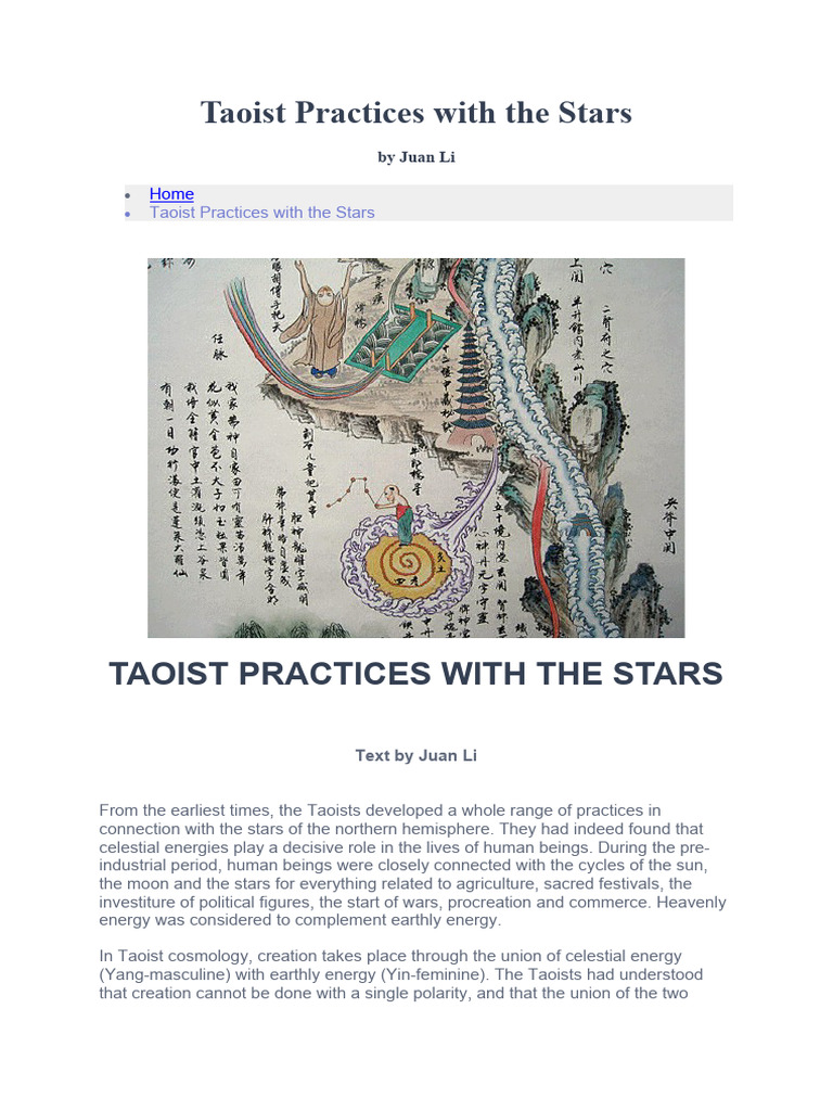 Taoist Practices with the Stars | PDF | Yin And Yang | Stars