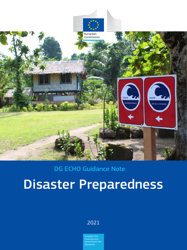DG ECHO Disaster Preparedness Guide | PDF | Disaster Risk Reduction ...