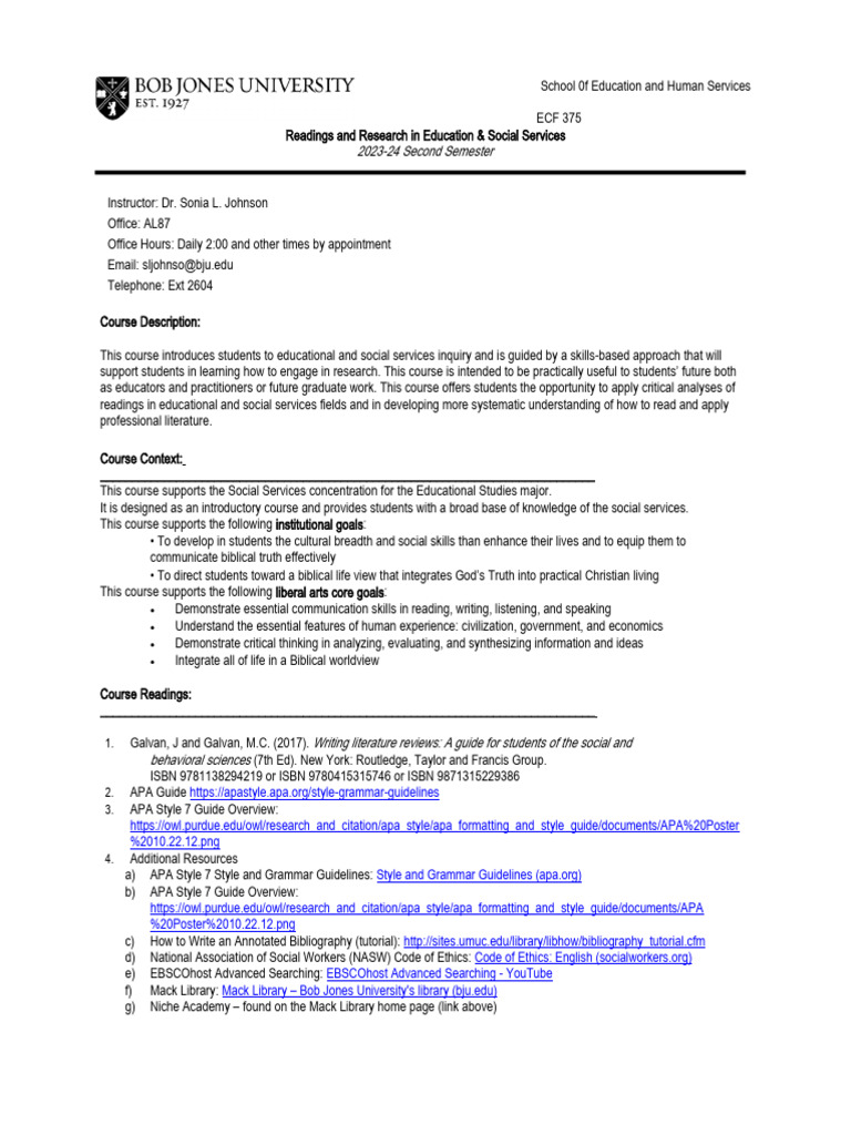 Syllabus | PDF