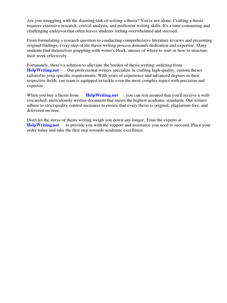 Buy Your Thesis | PDF | Thesis | Essays Buy Your Thesis | PDF | Thesis | Essays