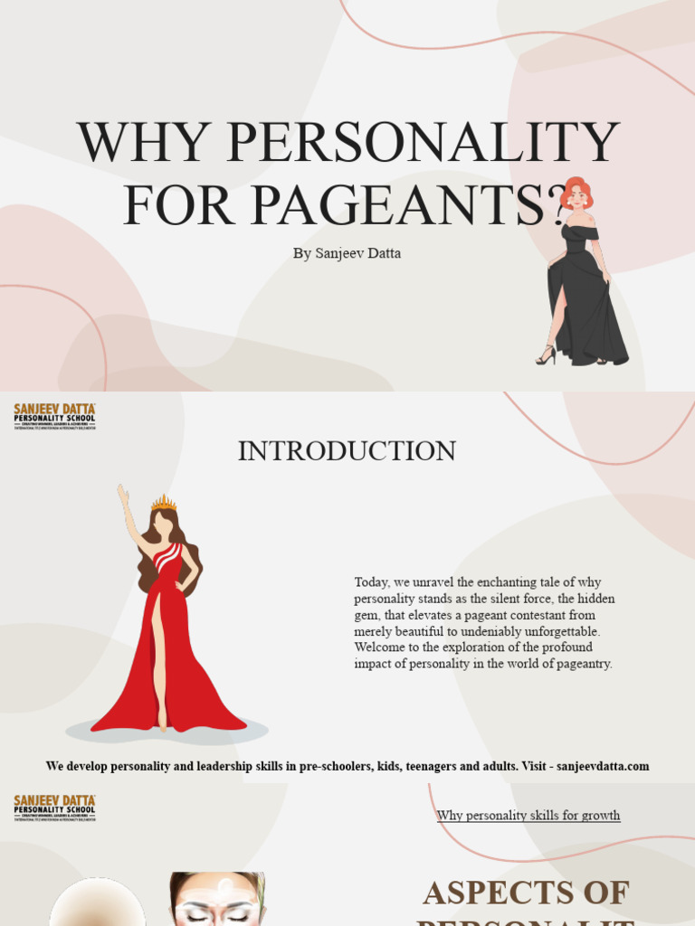 Importance of Personality in Pageants | PDF | Body Language | Adolescence