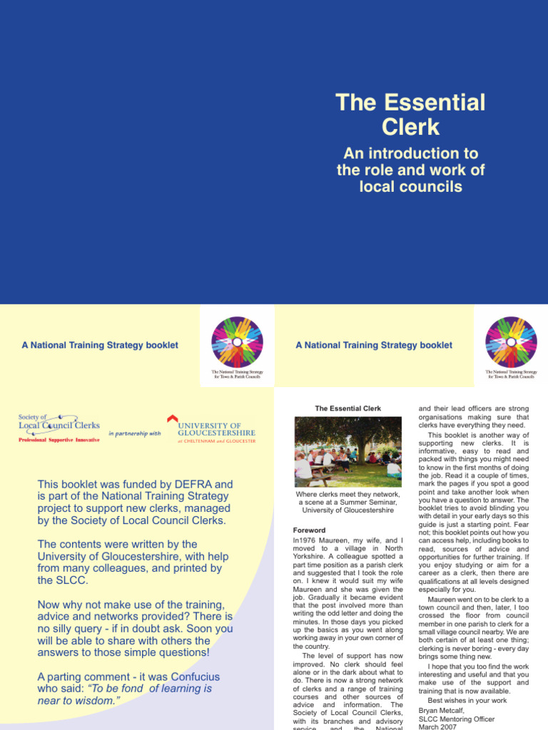 Essential Clerk | PDF | Employment | Government