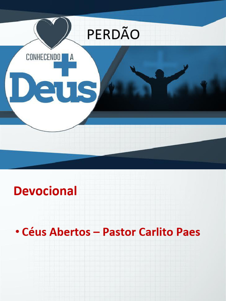 Necessidade do Perdão e Pecado | PDF | Pecado | Jesus